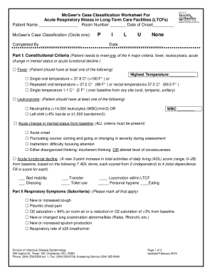 Fillable Online LTC Respiratory Tract Infection Worksheet Fax Email ...