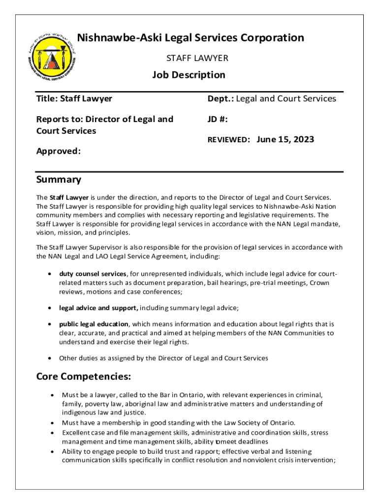 Fillable Online nanlegal on Title: Staff Lawyer Fax Email Print - pdfFiller