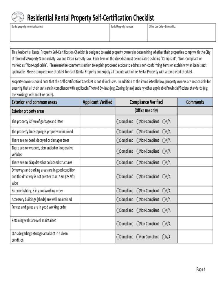 Fillable Online Residential Rental Inspection Services Fax Email Print ...