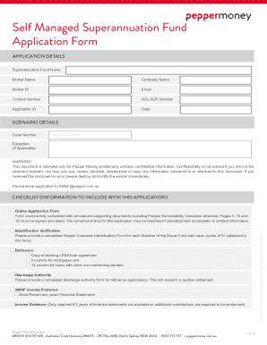 Fillable Online Request for a self-managed superannuation fund product ...