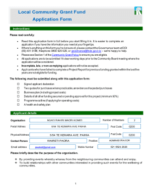 Fillable Online 5 Steps to Filling Out a Grant Application Fax Email ...
