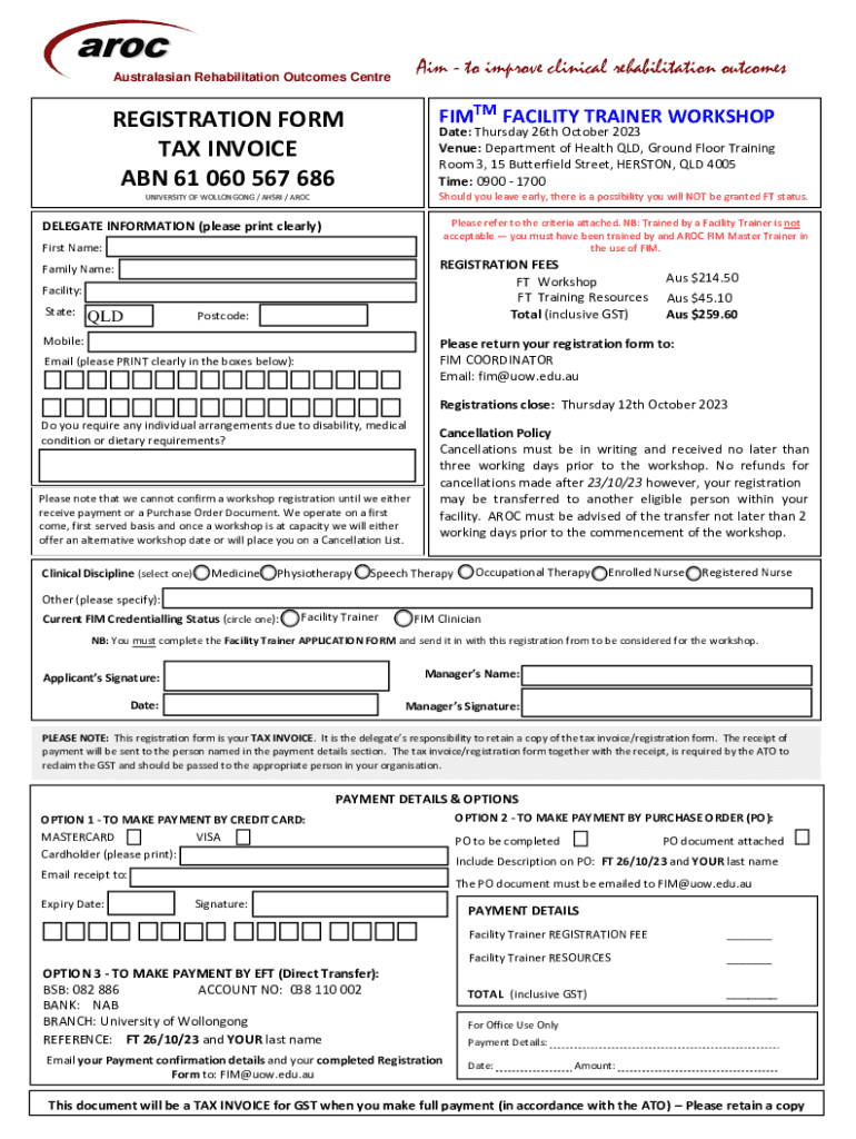 Fillable Online Fillable Online aroc Aim to improve clinical ...