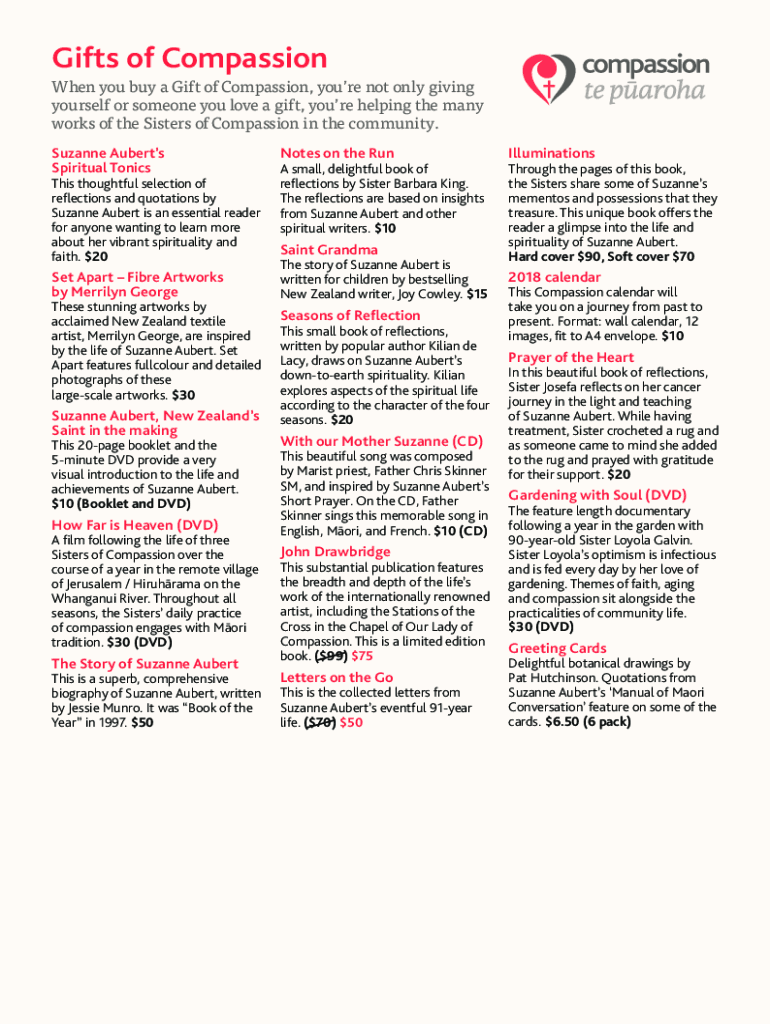 Fillable Online Achieving Self-Compassion: Giving Yourself the Gifts of ...