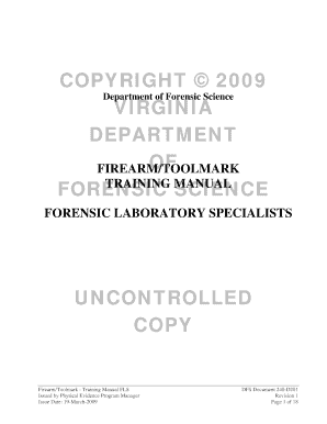 Fillable Online dfs virginia FORENSIC LABORATORY SPECIALISTS - dfs ...