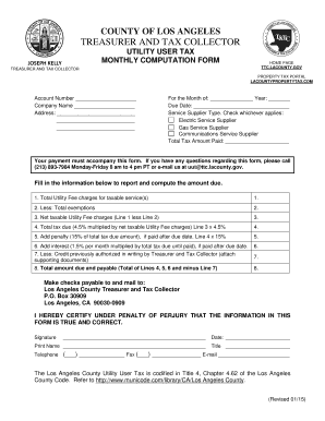 Fillable Online UUT Computation Form Fax Email Print - pdfFiller