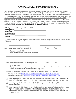 Fillable Online water ca PDF - Department of Water Resources Fax Email ...