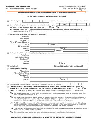 Fillable Online emergencymanagement wi DMA 1004 (R12-12) Wis ...