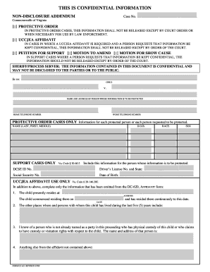Fillable Online Print Highlight Fields THIS IS CONFIDENTIAL INFORMATION NON-DISCLOSURE ADDENDUM ...