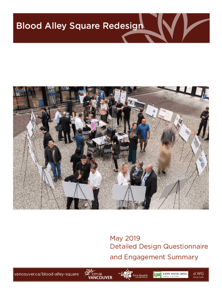 Fillable Online Memo - Blood Alley Square Redesign & Construction ...