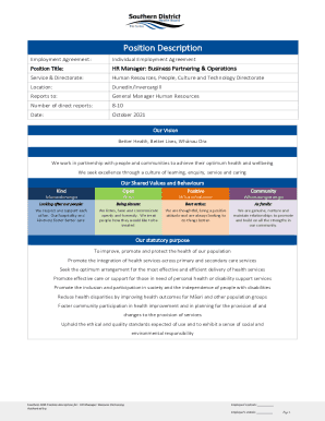 Fillable Online Employment agreement policy template Fax Email Print ...