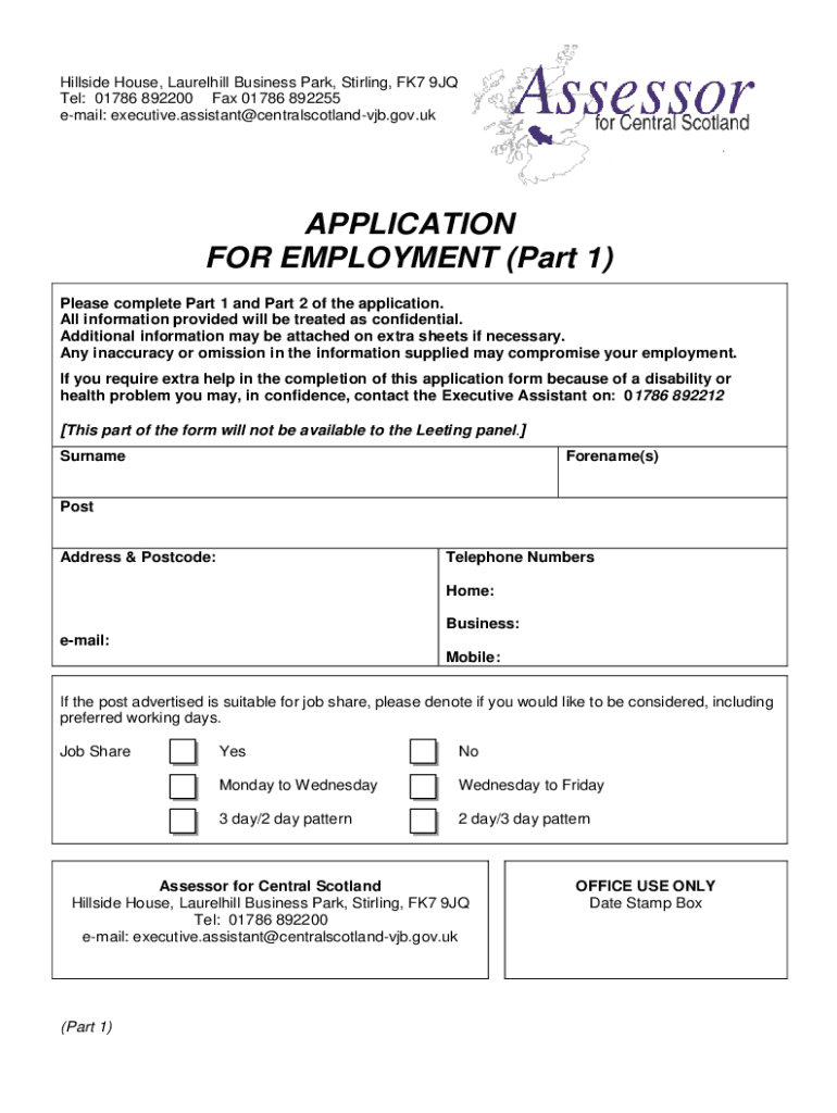 Fillable Online Fillable Online saa gov FOR OFFICE USE: Hillside House ...