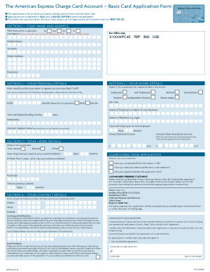 Fillable Online Basic Card App Form Fax Email Print - pdfFiller
