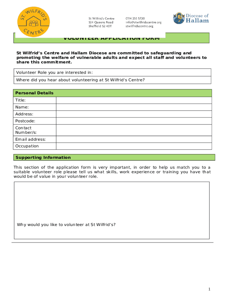 Volunteer-Agreement--DBS-roles- ... Doc Template | pdfFiller