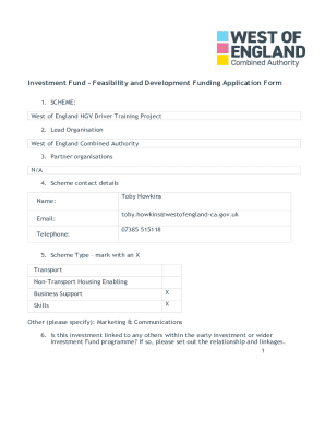 Fillable Online HGV Driver Training - Feasibility and Development ...