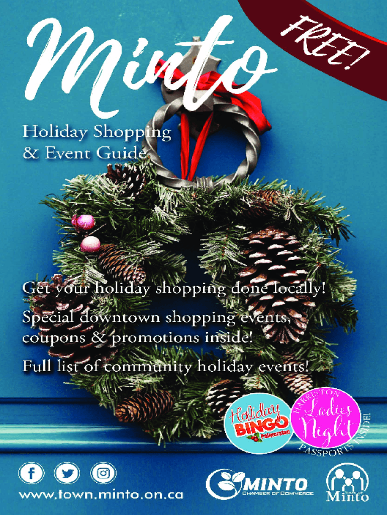 Fillable Online Community Guide Celebrating Years - The Town of Minto ...