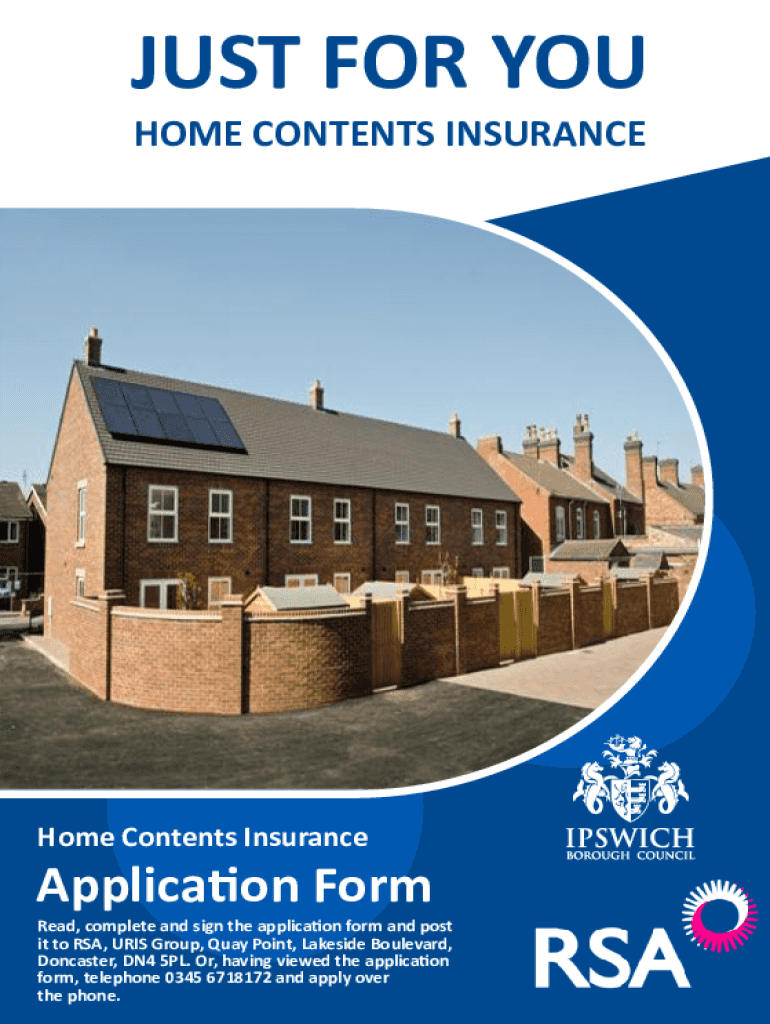 Fillable Online How to apply for 'simple' household contents insurance ...