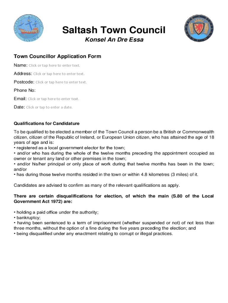 Fillable Online Names of Town and Parish Councils Fax Email Print ...