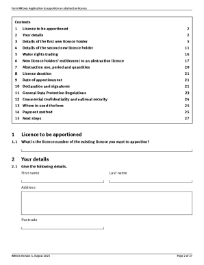Fillable Online Fillable Online wr166 water abstraction licence form ...