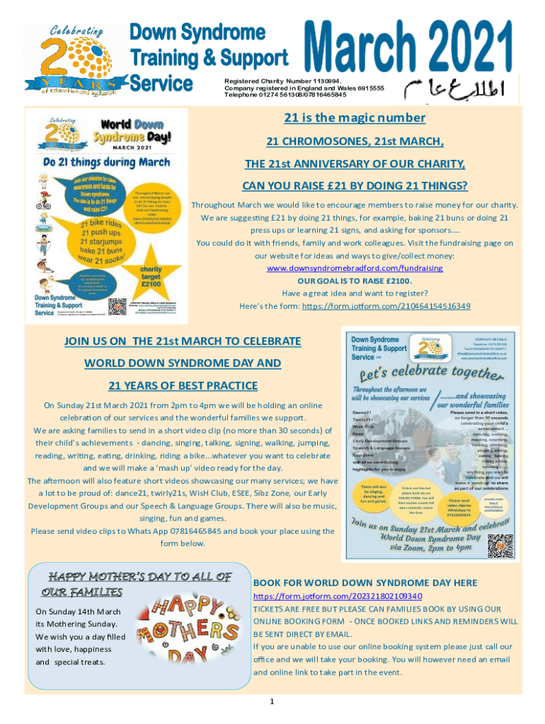 Fillable Online localoffer bradford gov down syndrome training and support service limited Fax ...