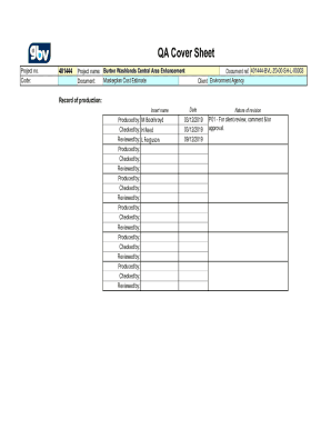 Fillable Online QA Cover Sheet Fax Email Print - pdfFiller