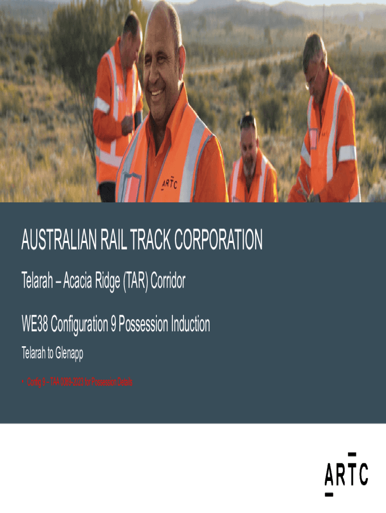 Fillable Online AUSTRALIAN RAIL TRACK CORPORATION Fax Email Print - pdfFiller