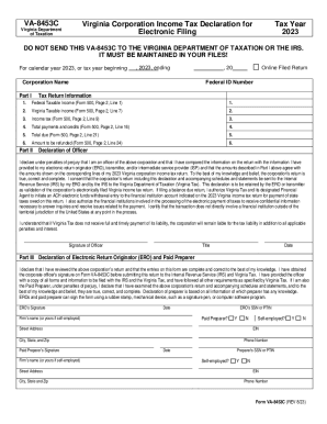 Fillable Online U.S. Corporation Income Tax Declaration for an ... Fax ...