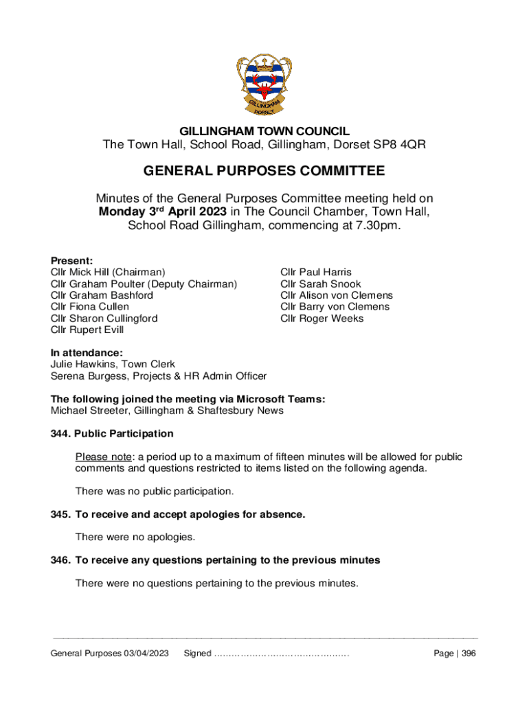 Fillable Online gillinghamdorset-tc gov SubscribeTown of Standish ME ...