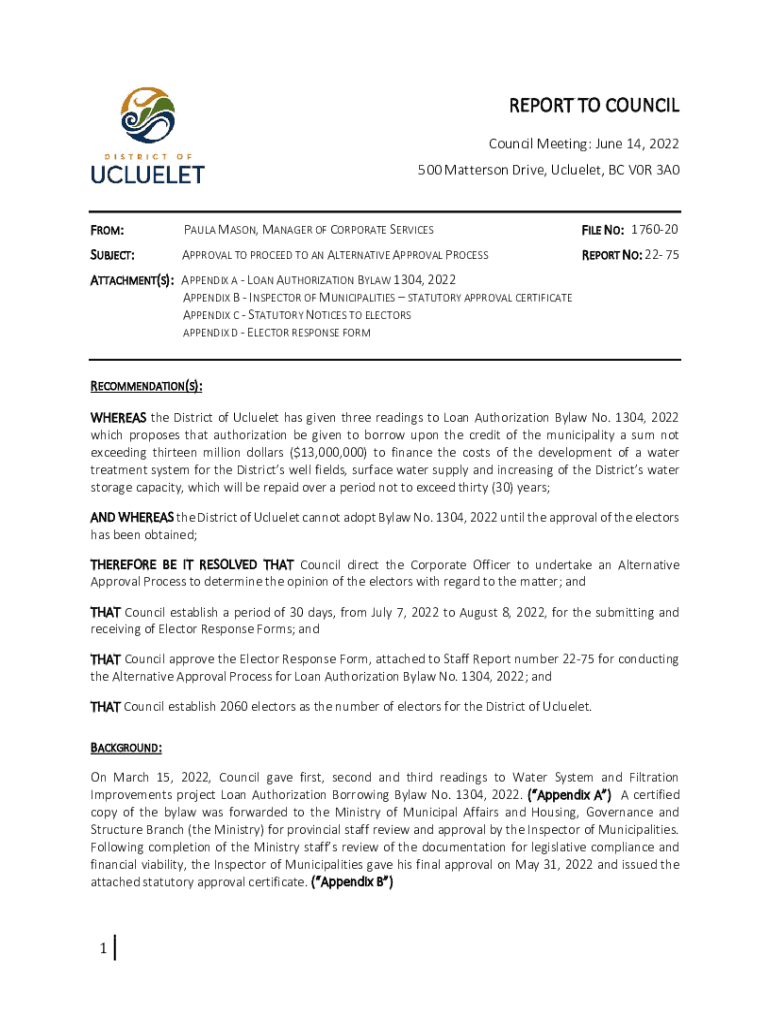 Fillable Online NOTICE OF ANNUAL MUNICIPAL REPORT Fax Email Print ...