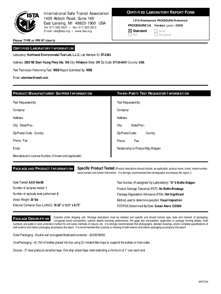 Fillable Online International Safe Transit Association 1400 Abbott Road ...