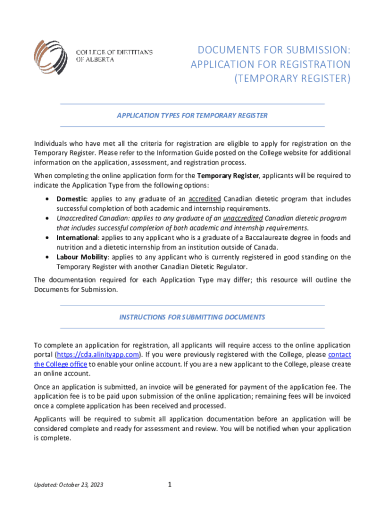 Fillable Online Information-on-Temporary-Register-Domestic-Application ...