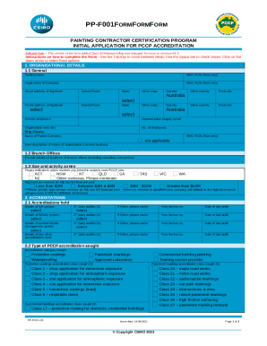 PP-F001 - PCCP - Initial application for PCCP accreditation Doc ...