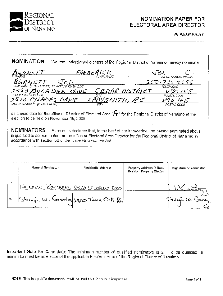 Fillable Online Blueback Community Park Property Addition - Get ...