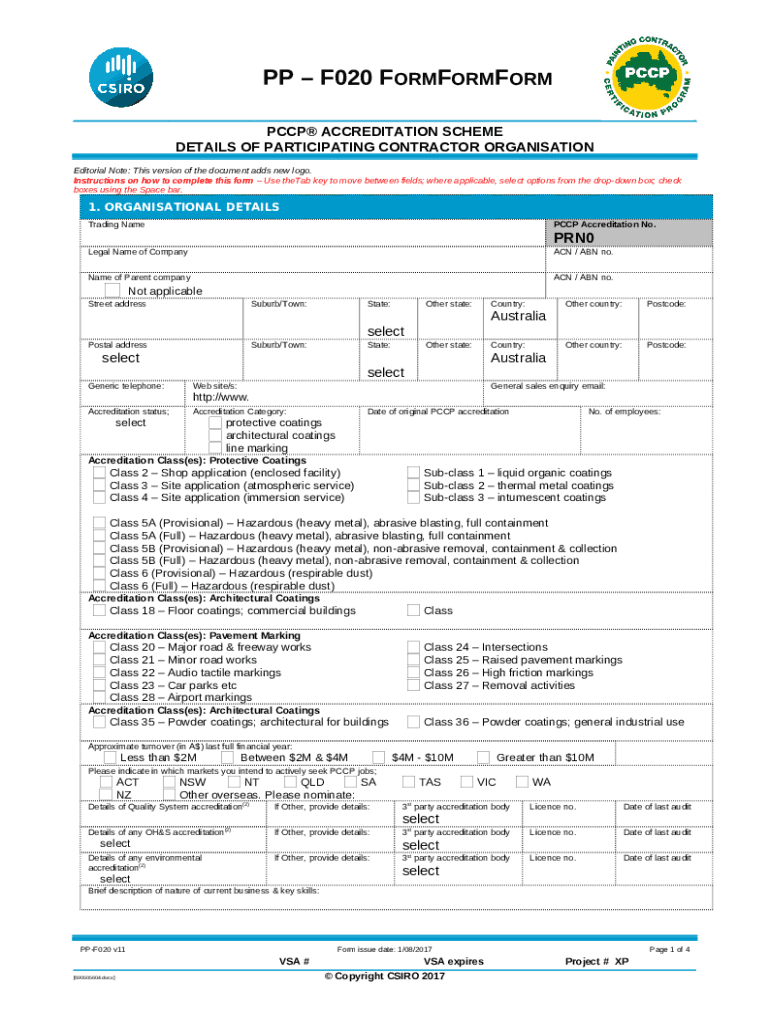 Organisational details. Product registration and listing services fees Doc Template | pdfFiller