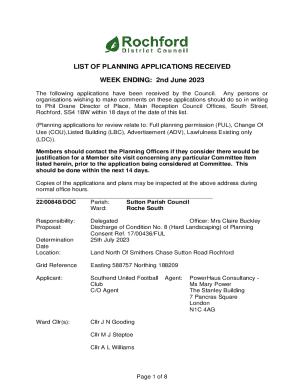 Fillable Online How does the Planning Application process work? Fax ...