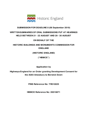 Fillable Online infrastructure planninginspectorate gov Planning Act ...