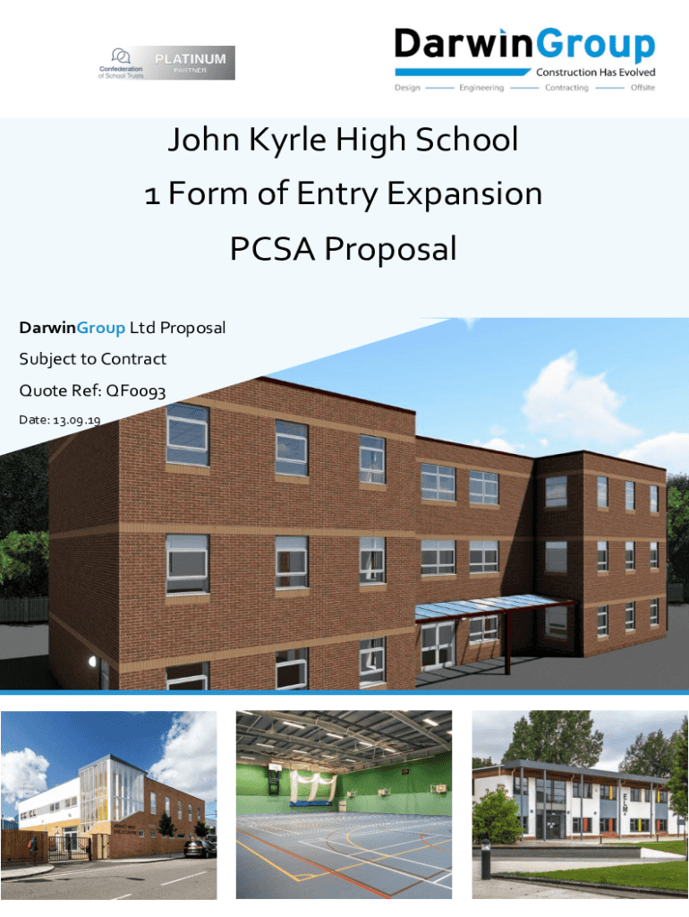 Fillable Online councillors herefordshire gov John Kyrle High School 1 Form of Entry Expansion ...