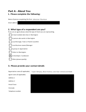 Fillable Online Updated Proposed Submission Version Local Plan - Response form - October 2021 ...