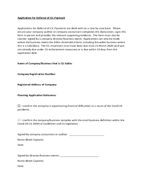 Fillable Online Merton Coronavirus Formal Deferral Request Declaration ...