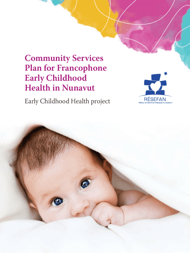 Fillable Online Community Services Plan for Francophone Early Childhood ...