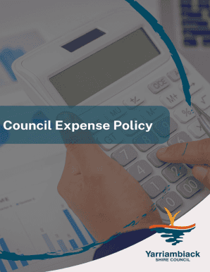 Fillable Online Council Expense Policy Fax Email Print - pdfFiller