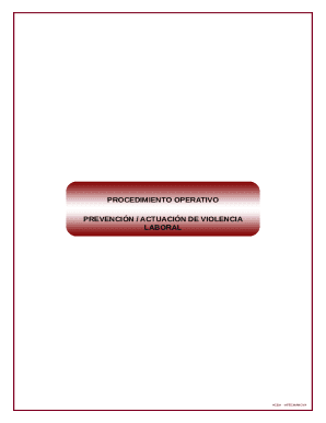 Completable En línea Modelo de Protocolo para prevenir, atender y ...