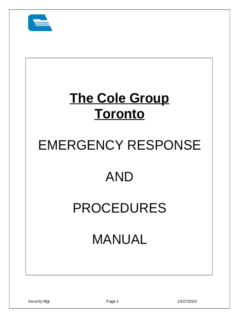 The Cole Group Doc Template | pdfFiller