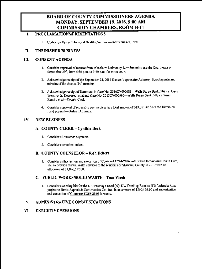 Fillable Online Bill Persinger - Chief Executive Officer - Valeo ...