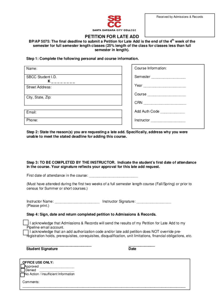 Fillable Online I received (admission / acceptance / admittance) from Fax Email Print - pdfFiller