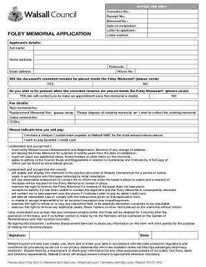 Fillable Online Cremation Receipt - Fill Online, Printable, Fillable ...