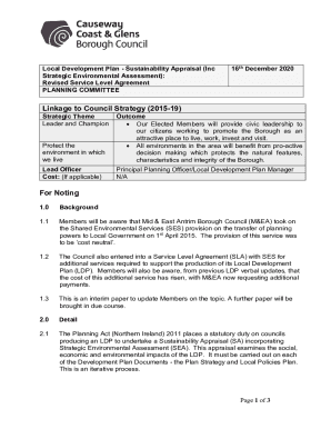 Fillable Online Local Development Plan 2030 - Sustainability Appraisal ...