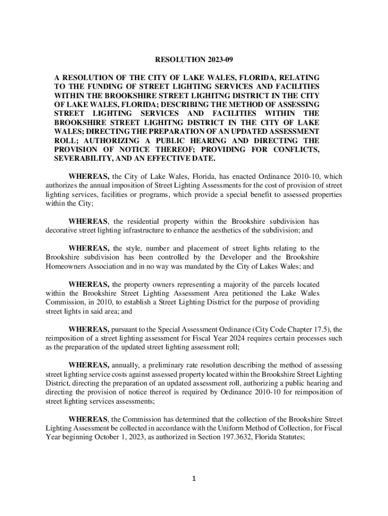 Fillable Online lakewales elaws Legislative resolution submitted to ...