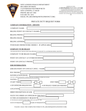 Fillable Online PRIVATE DUTY REQUEST FORM Fax Email Print - pdfFiller