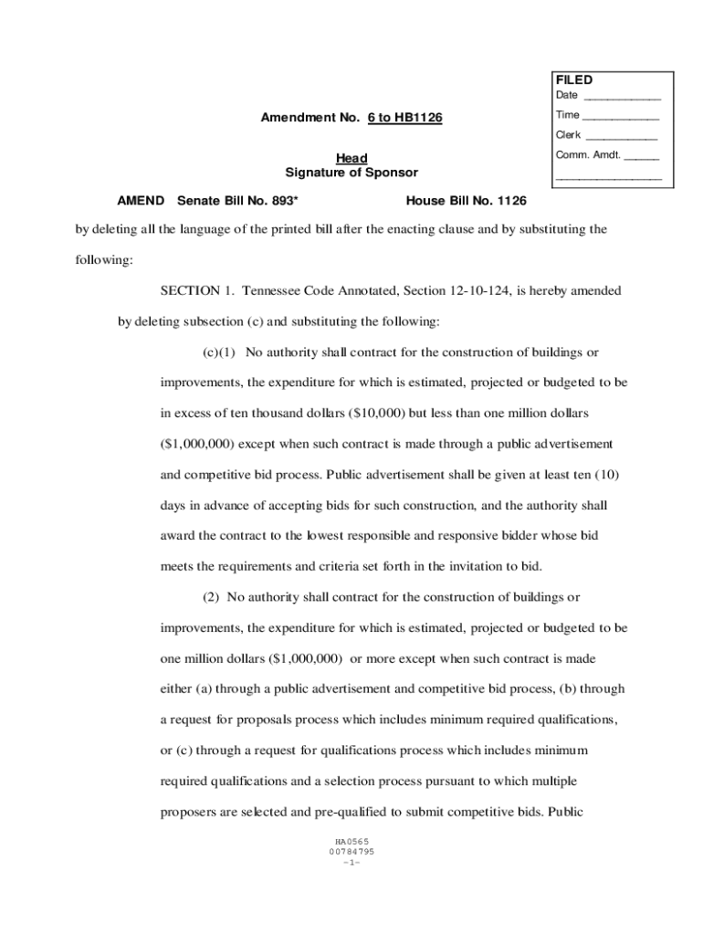 Fillable Online House State Government 1 Amendment No. 1 to HB0668 Fax ...
