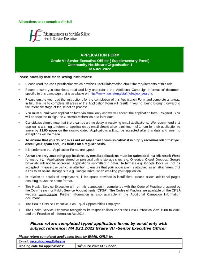 Senior Health Promotion & Improvement Officer Doc Template | pdfFiller